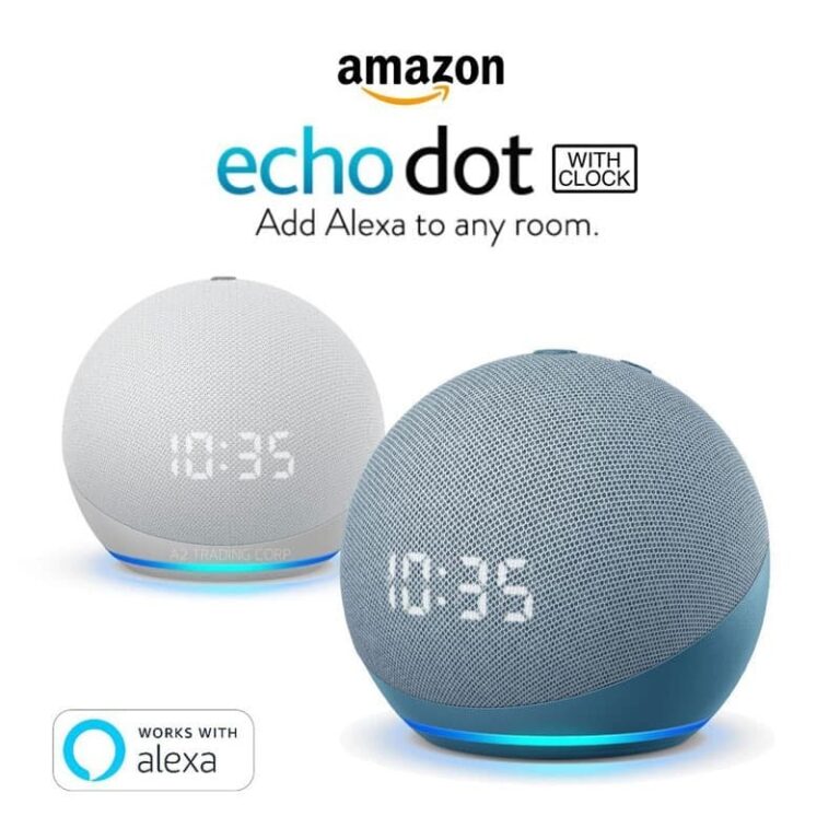 ALEXA AMAZON ECHO DOT 5ta GEN. INTELIGENTE CON RELOJ BLANCO Venta de ...